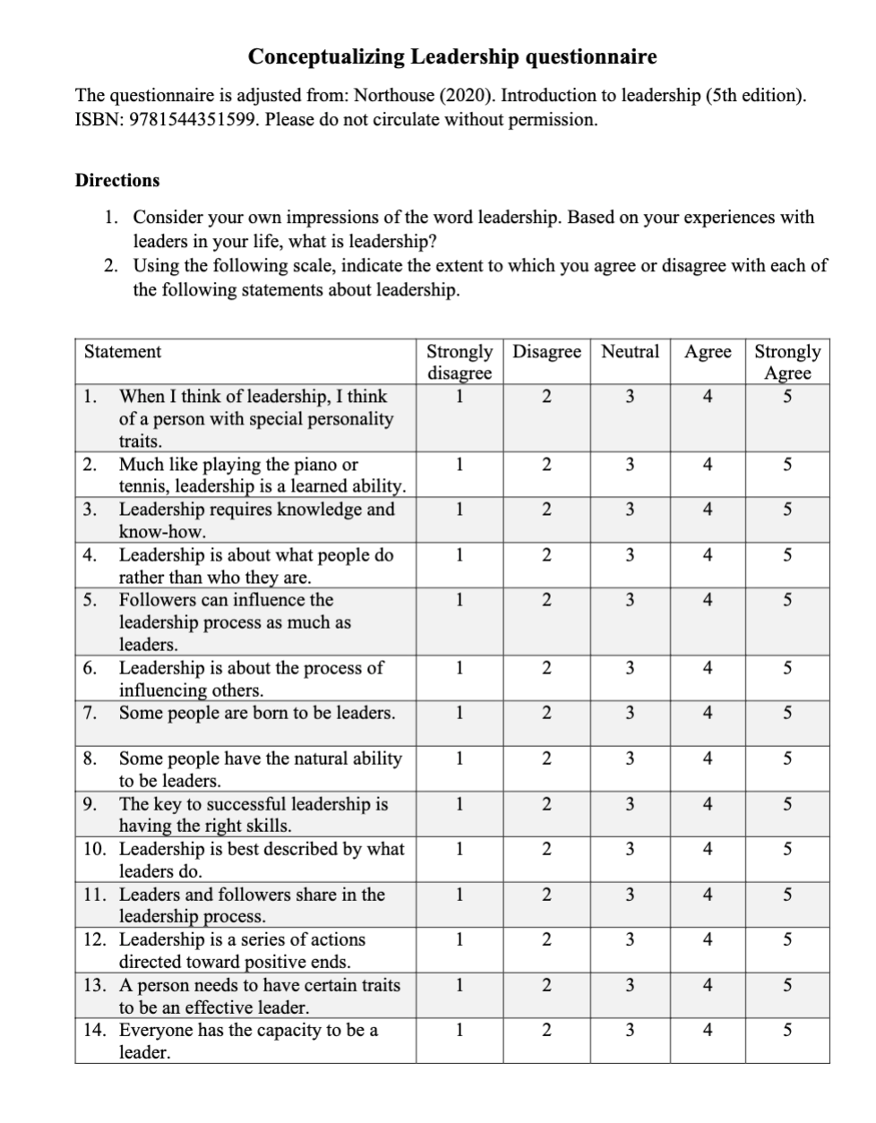 Leadership & charisma: Conceptualizing leadership | Chegg.com