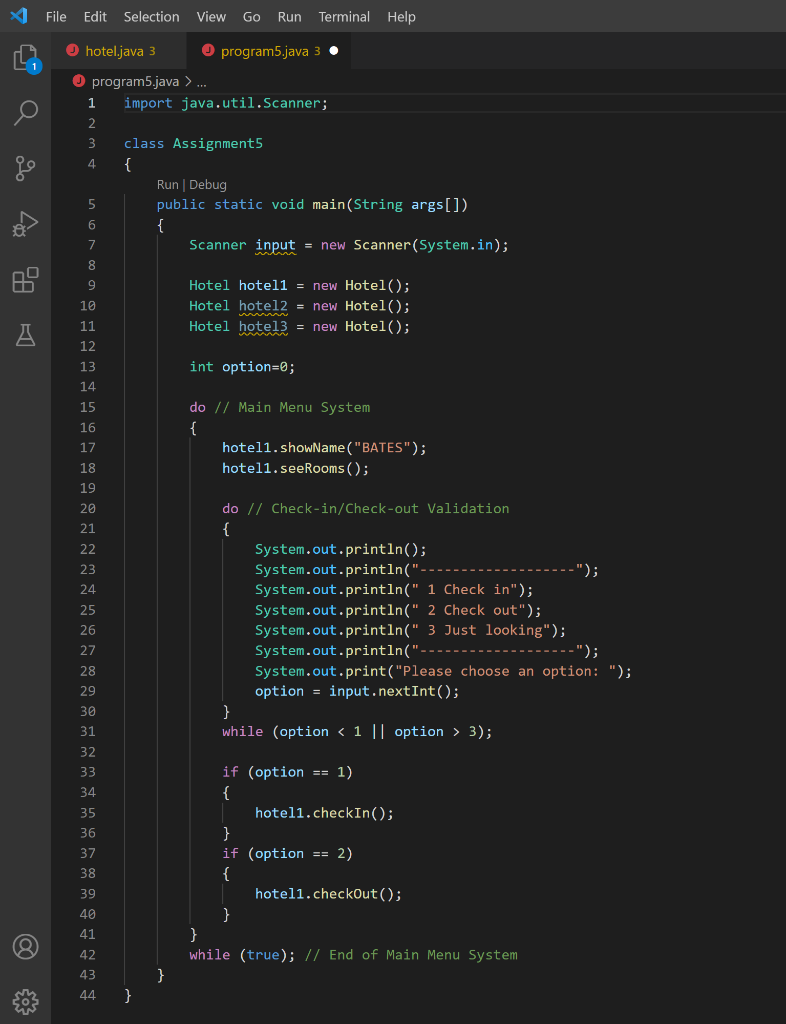 Solved Java Programming Assignment -- I am a beginner coder | Chegg.com
