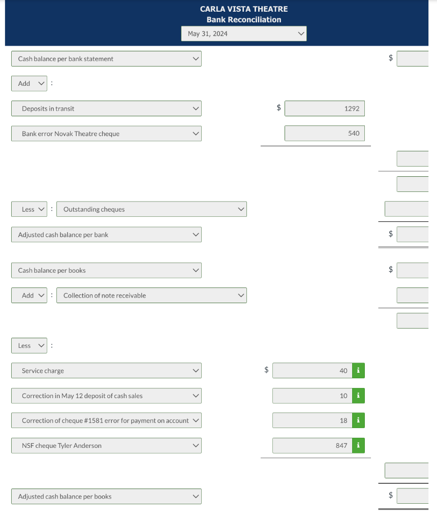 Solved The bank statement from Canada Bank on that date | Chegg.com