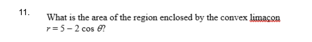Solved What is the area of the region enclosed by the convex | Chegg.com