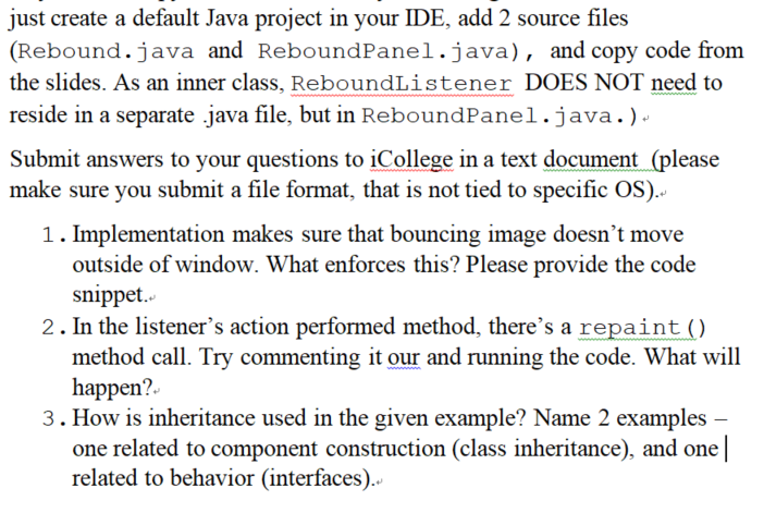 just create a default Java project in your IDE, add 2 | Chegg.com
