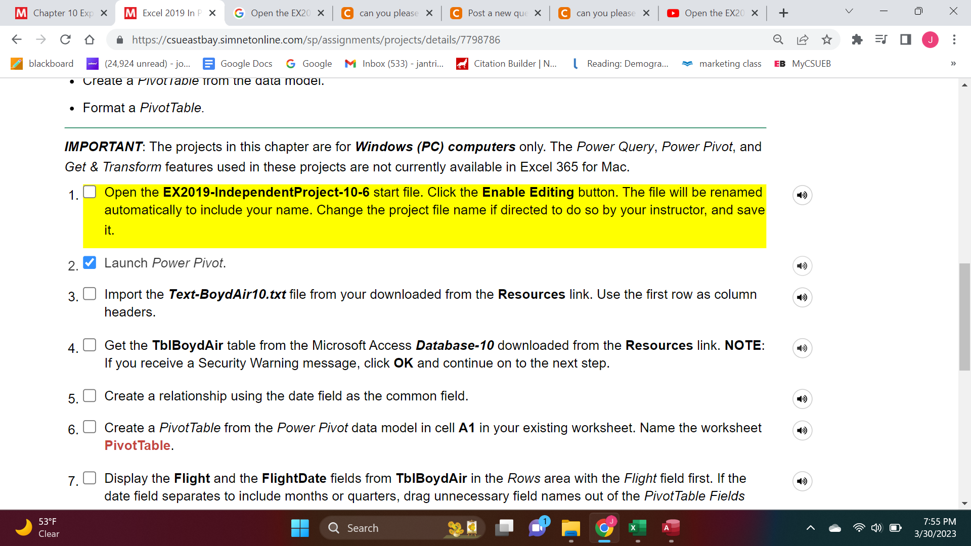 12. Apply White, Pivot Style Medium 15 style to the | Chegg.com