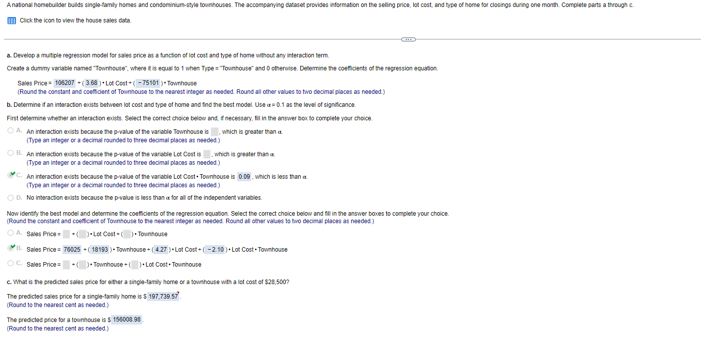 Solved A Develop A Multiple Regression Model For Sales 6703
