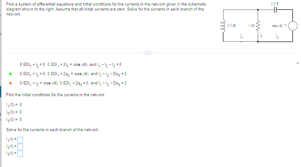 Solved Find a system of differential equations and initial | Chegg.com