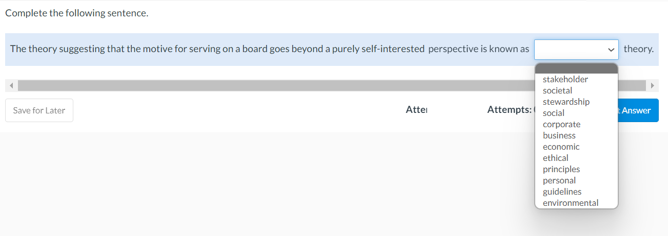 Solved Complete the following sentence. In business, ethical | Chegg.com