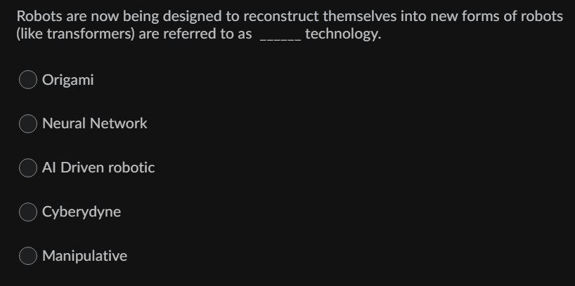 Solved Robots are now being designed to reconstruct | Chegg.com