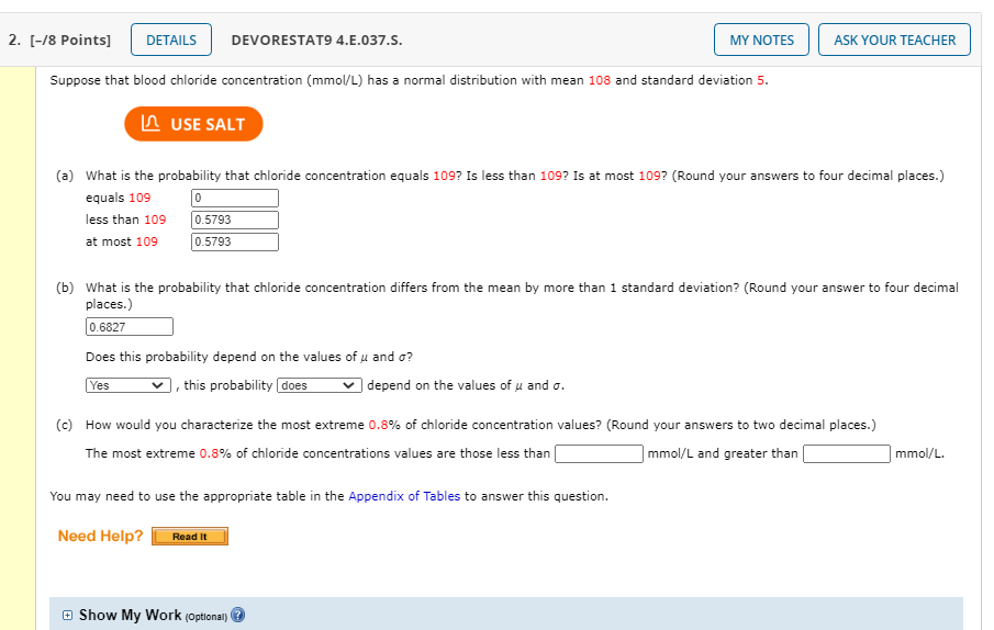 Solved 2 18 Points DETAILS DEVORESTAT9 4 E 037 S MY Chegg