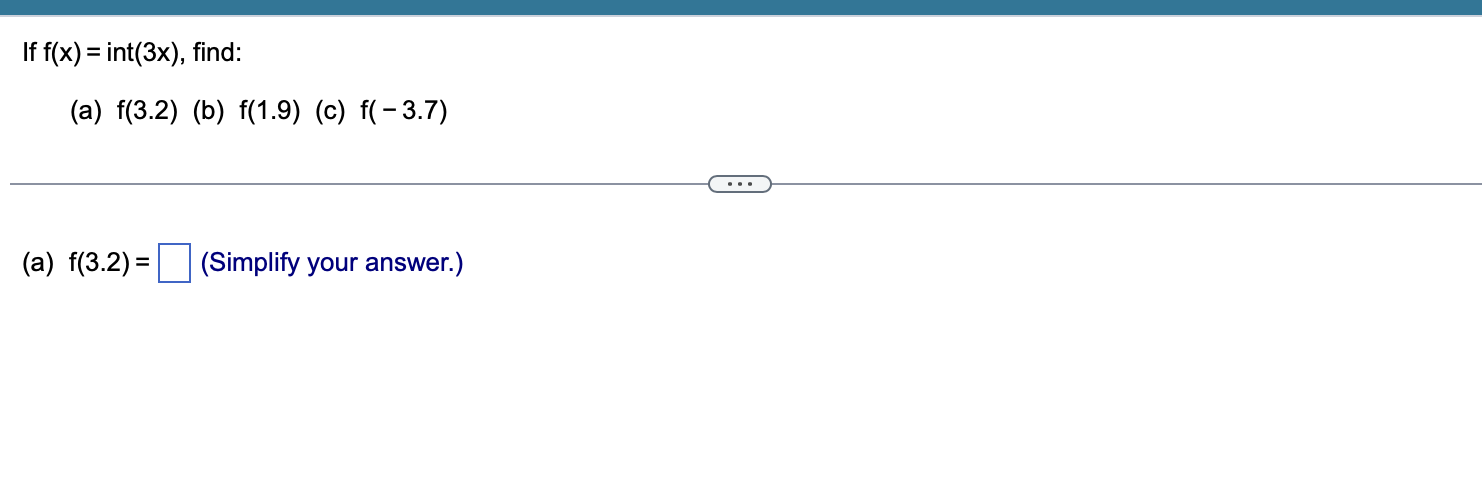 Solved If f(x)=∫﻿﻿(3x), | Chegg.com