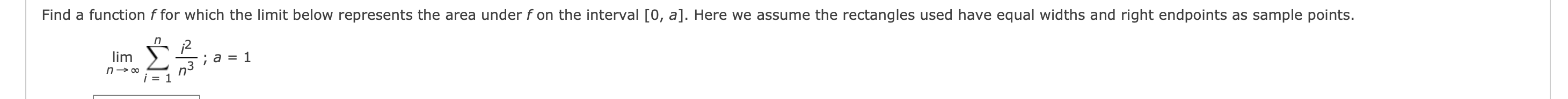 Solved Find a function f for which the limit below | Chegg.com