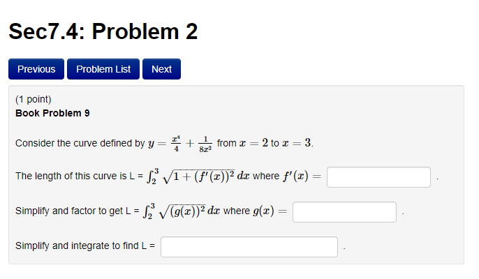 Solved Sec7.4: Problem 2 Previous Problem List Next (1 | Chegg.com