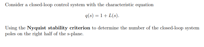 Solved Consider a closed-loop control system with the | Chegg.com