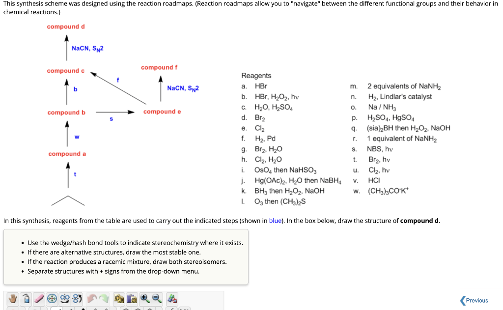 Solved This synthesis scheme was designed using the reaction | Chegg.com
