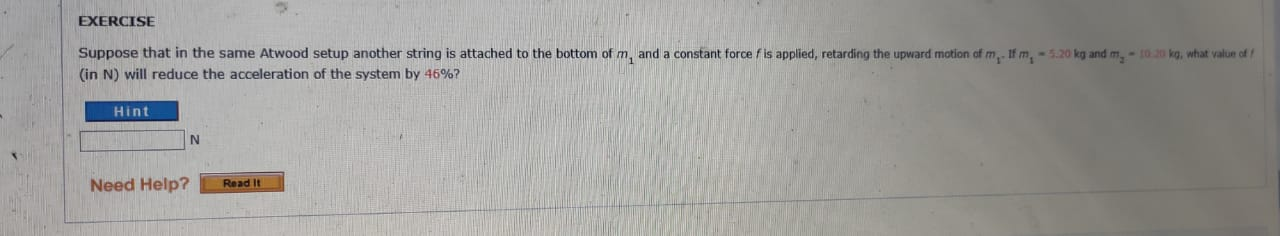 Solved Suppose that in the same Atwood setup another string | Chegg.com