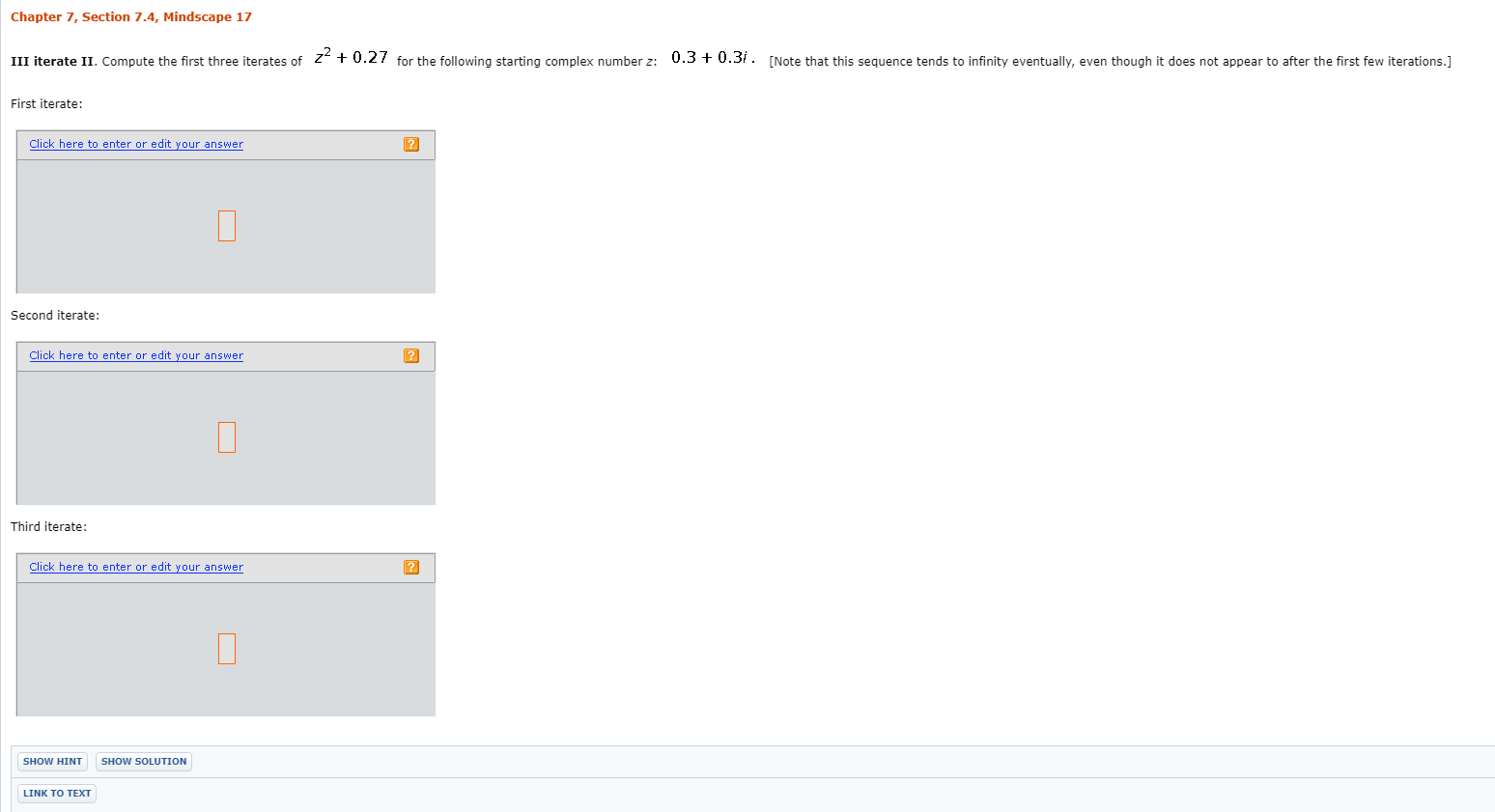 Solved Chapter 7, Section 7.3, Mindscape 27 Varying | Chegg.com
