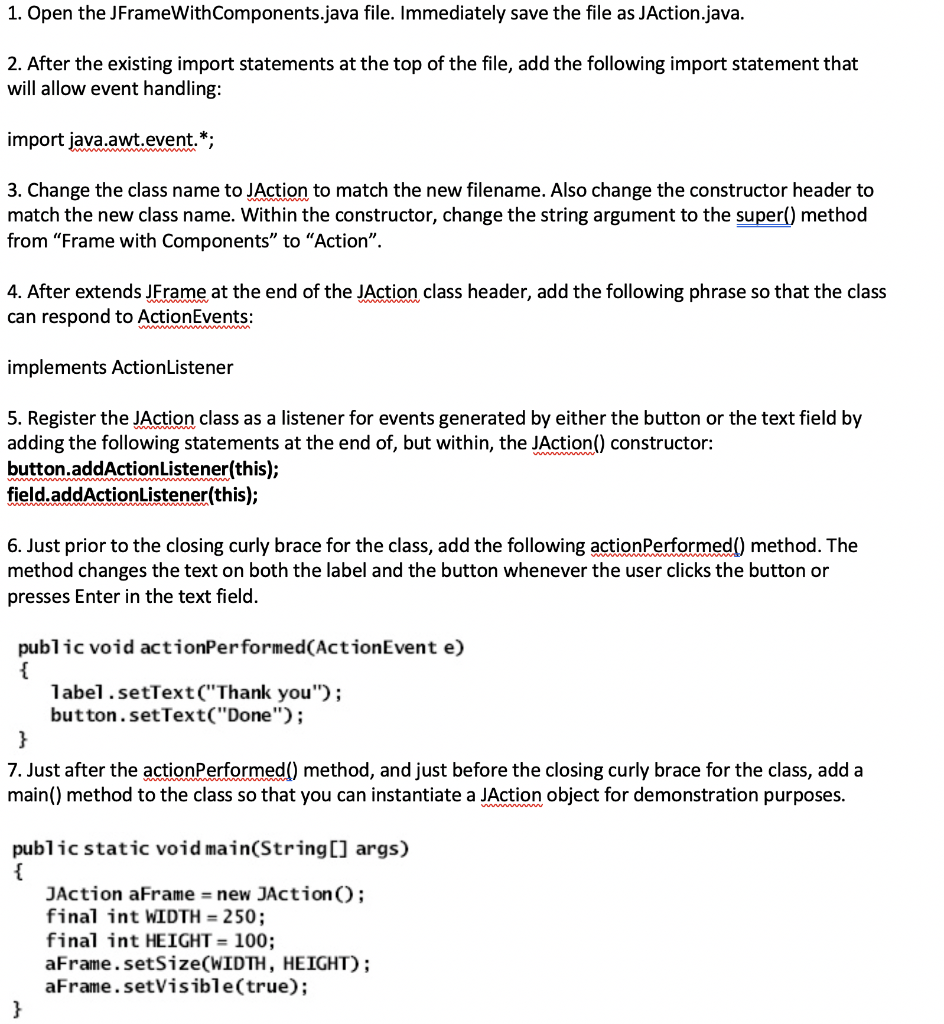Solved JUST FOLLOW THE STEP USING THE GIVEN CODE AND SHOW | Chegg.com