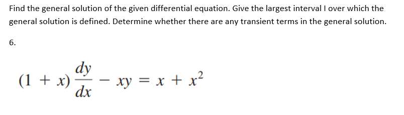 Solved Find the general solution of the given differential | Chegg.com