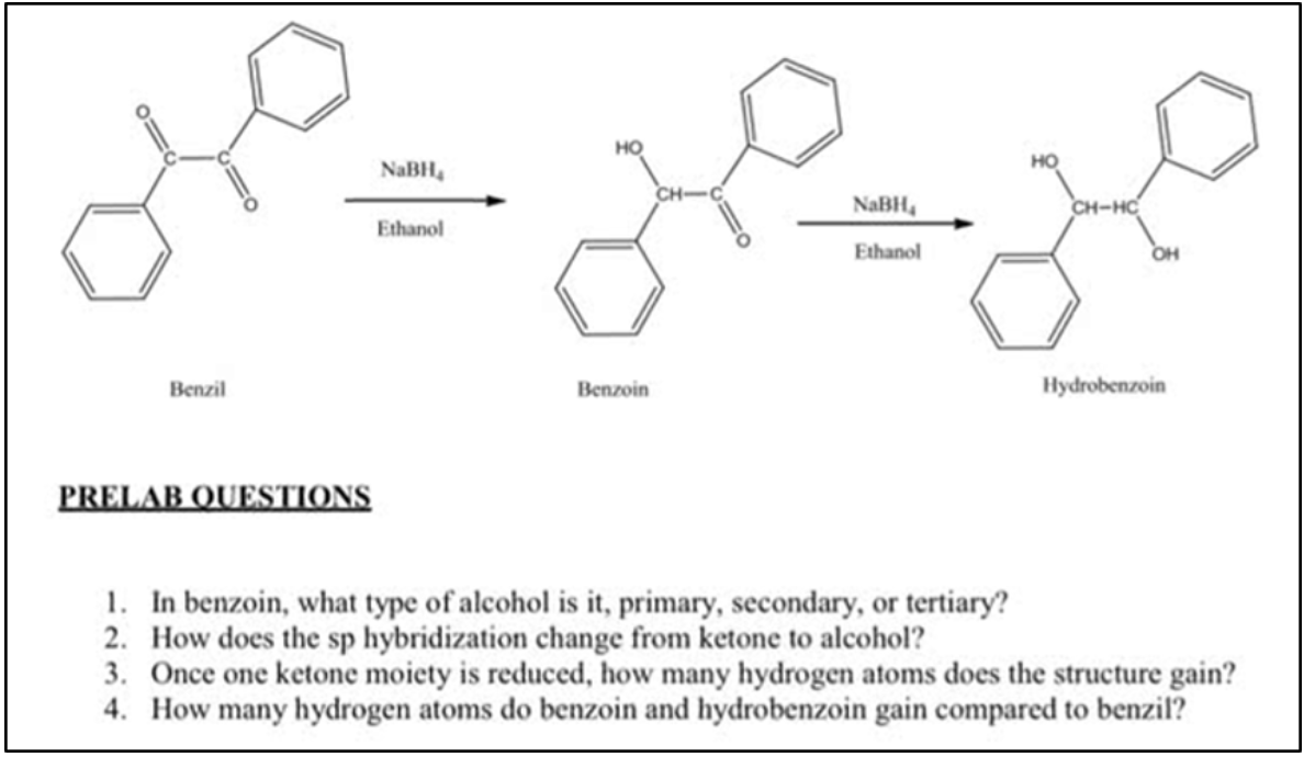 Solved 1. In benzoin, what type of alcohol is Primary, | Chegg.com
