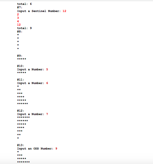 Solved In Class 7 - for Loops In this in-class assignment, | Chegg.com