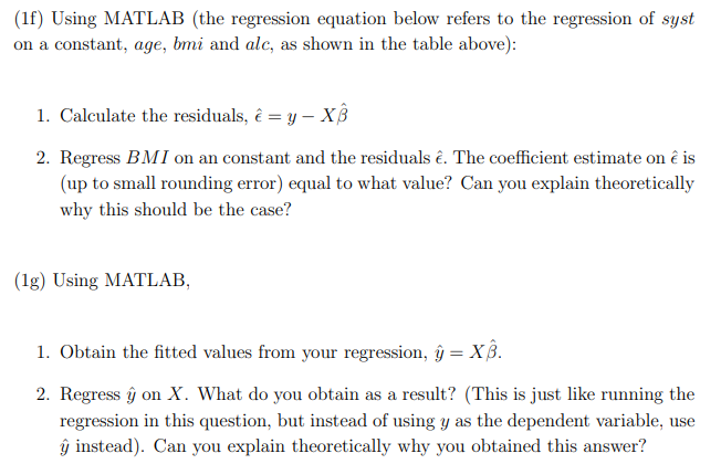 Solved Please help explain what the MATLAB code is for the | Chegg.com