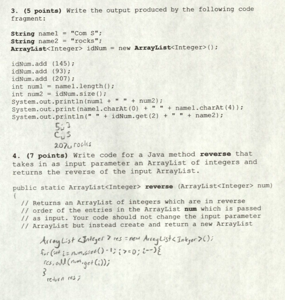 Solved • Indicate spaces in output where you have been asked | Chegg.com