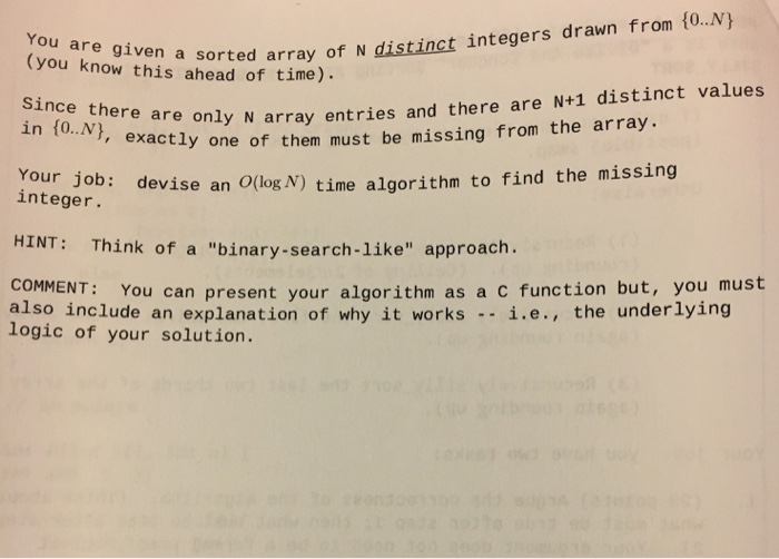 Solved PROBLEM 2: algorithm design (50 points): You are | Chegg.com