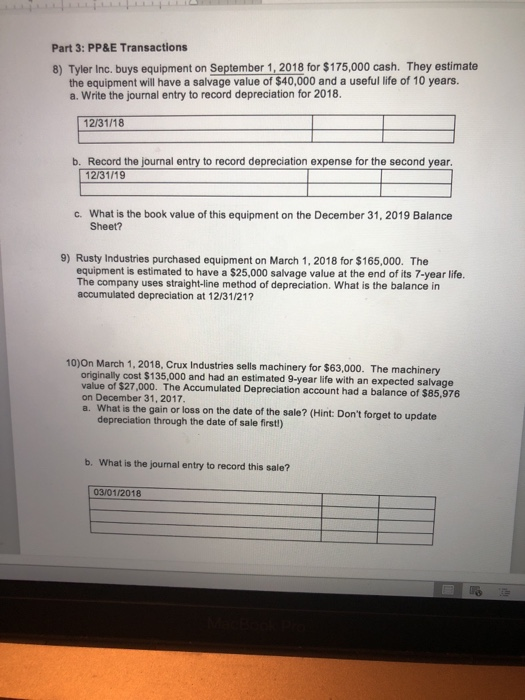 Solved Part 1: Accounts Receivables and Allowance Method 1) | Chegg.com