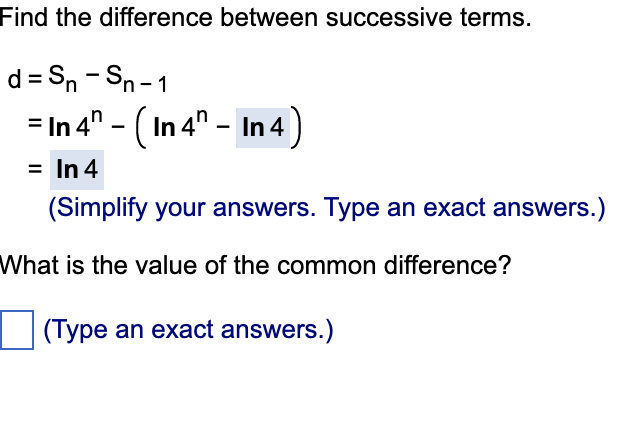 Solved Find the difference between successive terms. - | Chegg.com