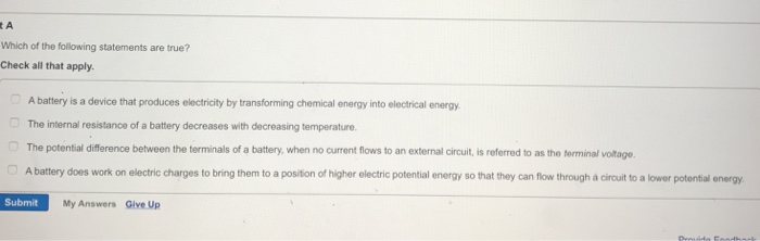 Solved Which of the following statements are true? Check | Chegg.com
