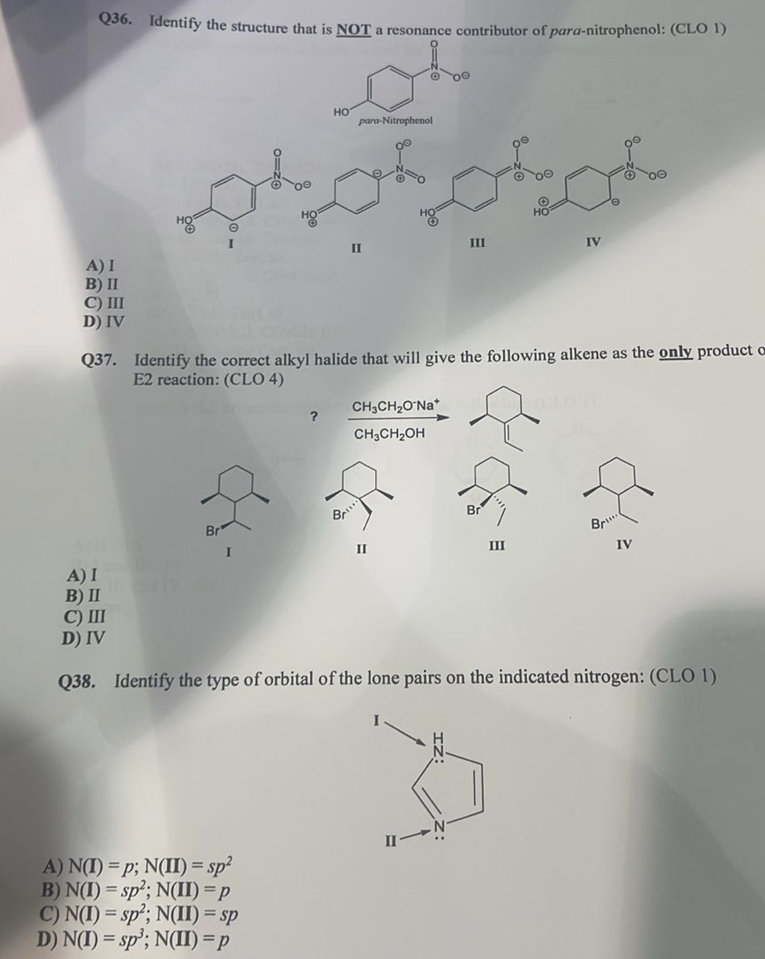 Solved code class="asciimath">Q36. ﻿Identify the structure | Chegg.com