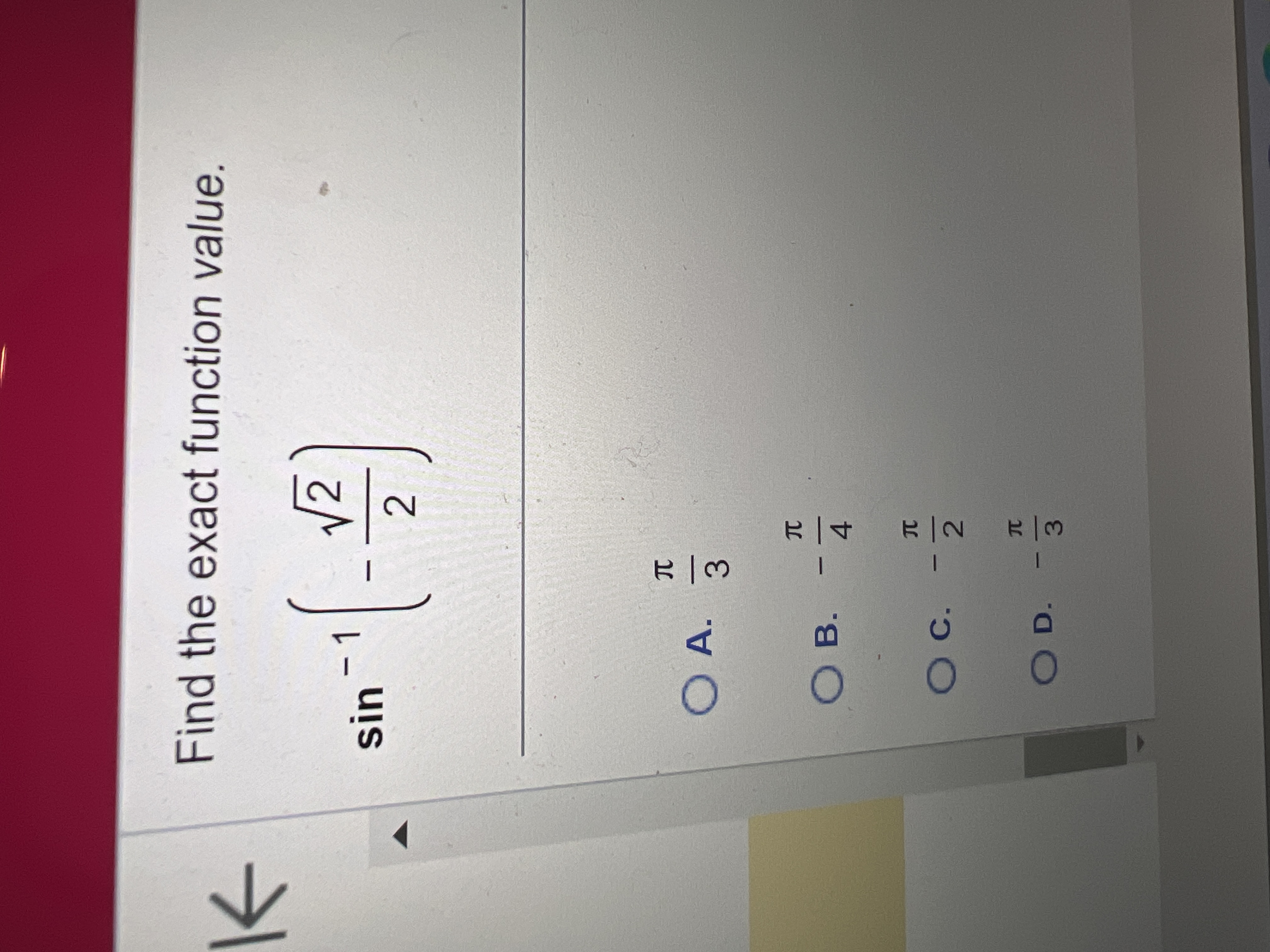Solved Find the exact function | Chegg.com
