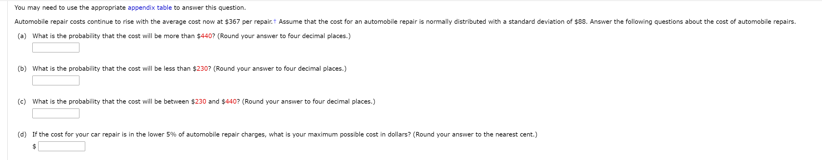 Solved You may need to use the appropriate appendix table to | Chegg.com