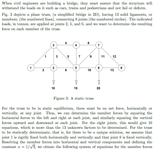 Solved When civil engineers are building a bridge, they must | Chegg.com