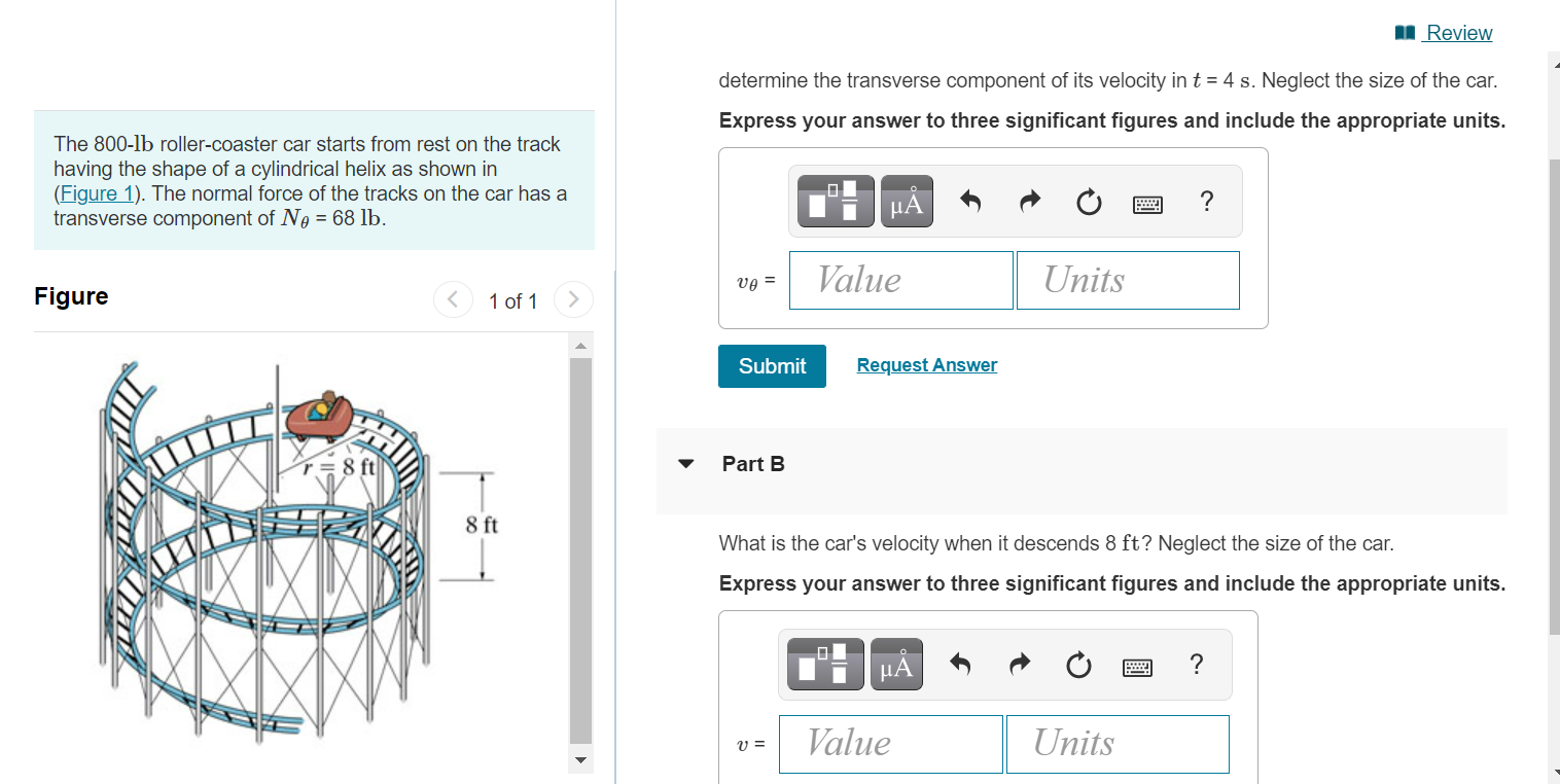 Solved Review determine the transverse component of its | Chegg.com