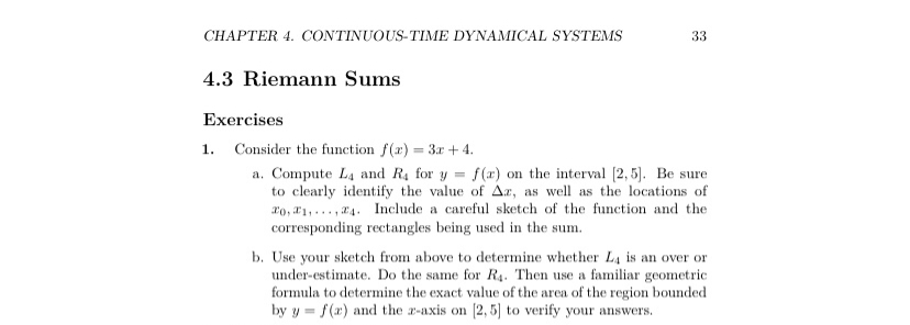 Solved Chapter 4 Continuous Time Dynamical Systems 33 43 