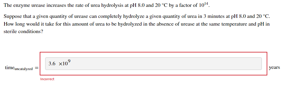 Solved Hint: "when urease is removed, the reaction | Chegg.com