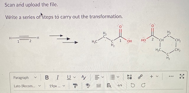 Solved Scan and upload the file. Write a series of steps to | Chegg.com