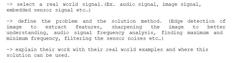 Solved -> select a real world signal.(Ex. audio signal, | Chegg.com