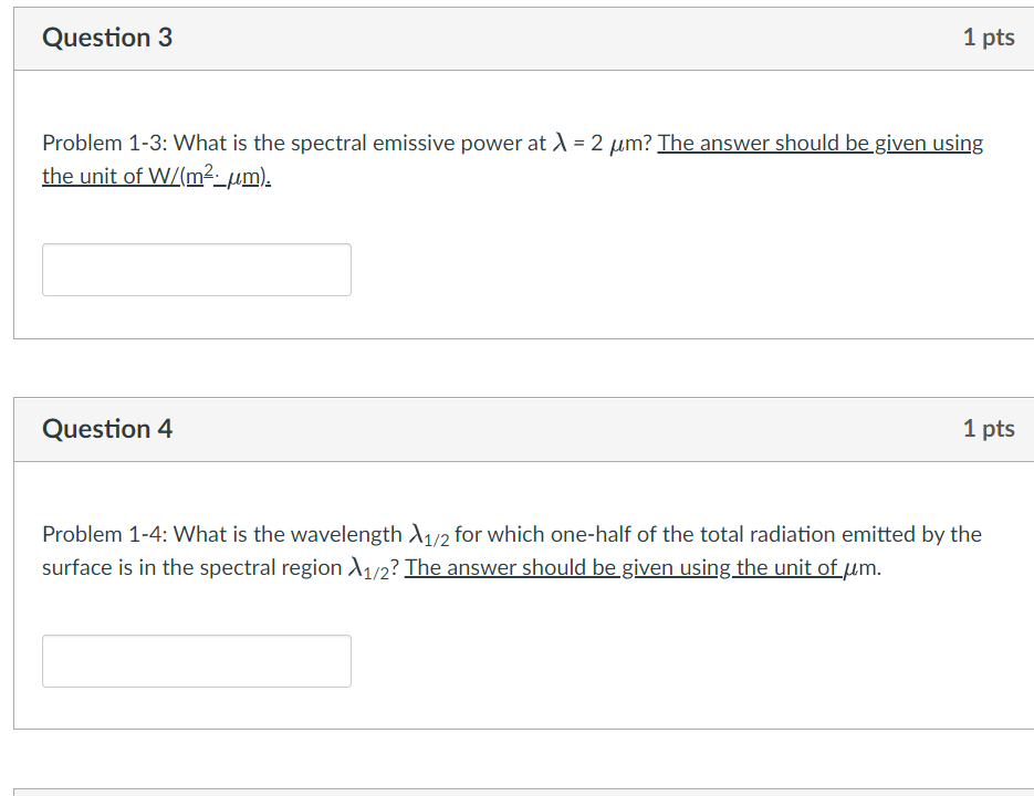 Solved A small, opaque, diffuse object at T, 400 K is | Chegg.com