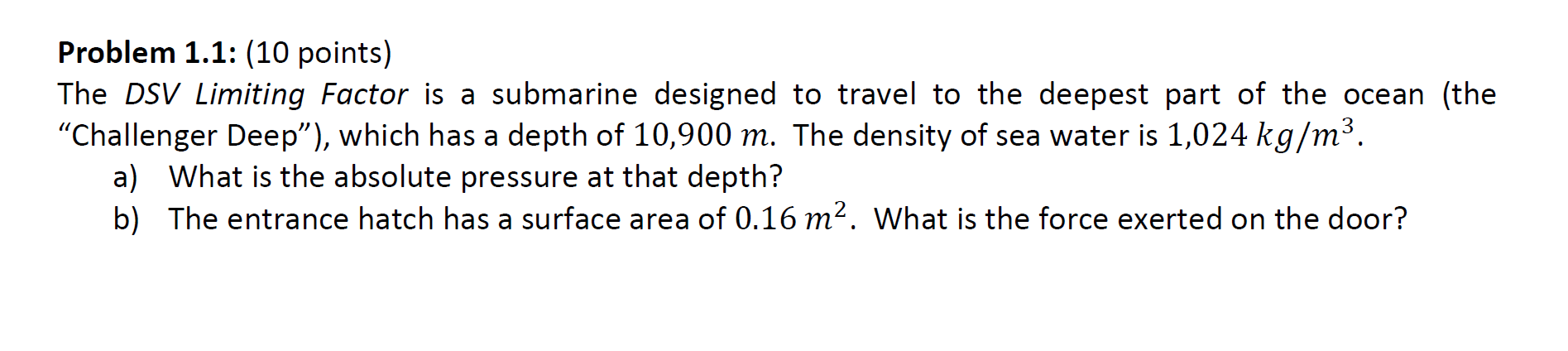 Solved Problem 1.1: (10 points) The DSV Limiting Factor is a | Chegg.com