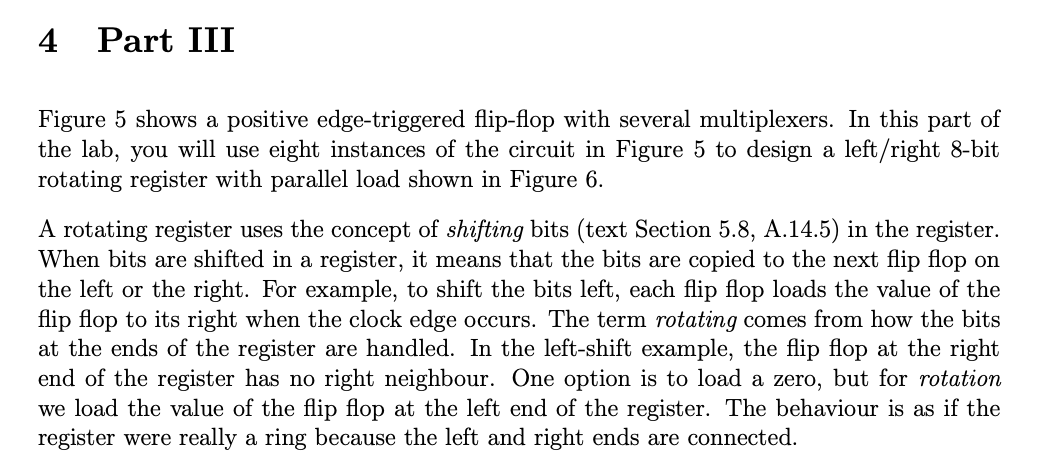 4 Part III Figure 5 shows a positive edge-triggered | Chegg.com