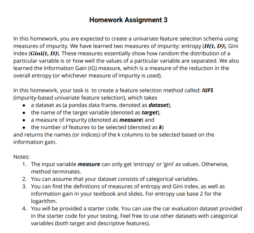 Homework Assignment 3 In this homework, you are | Chegg.com