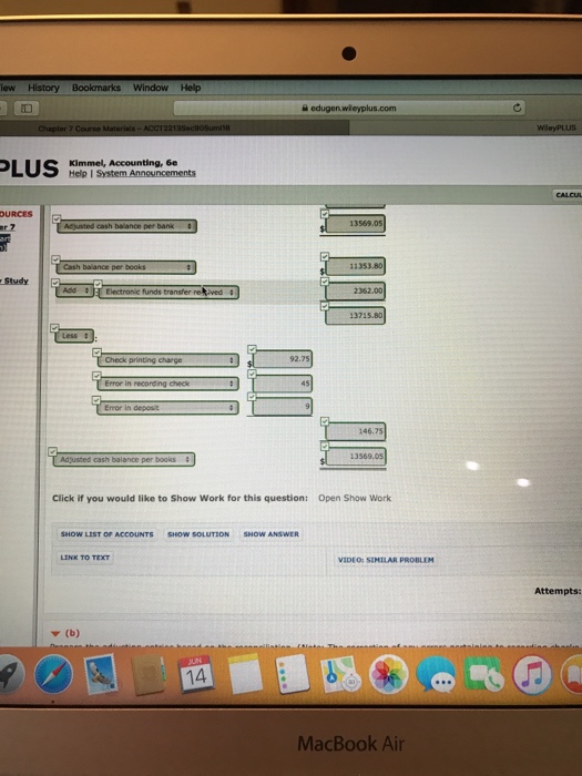Solved PRENTER VERSION Problem 7-4A (Part Level Submission) | Chegg.com