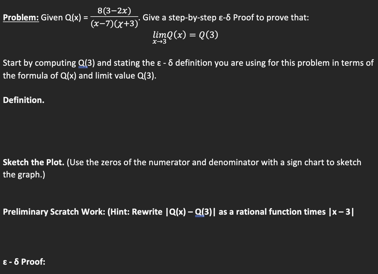 Solved Solve the following problem step by step showing | Chegg.com