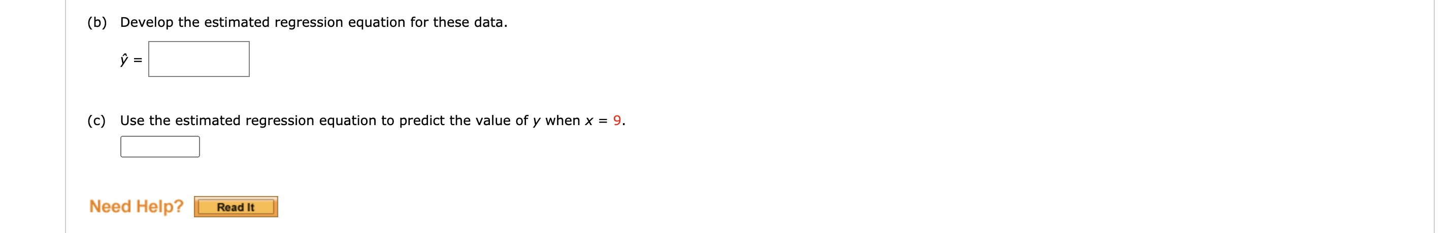 Solved Given are five observations collected in a regression | Chegg.com