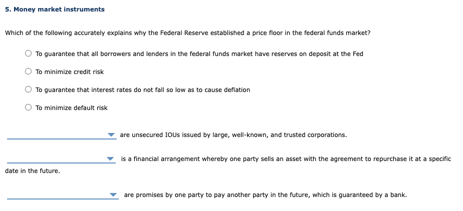 Solved 1st Space Options: Commercial Papers / Federal | Chegg.com