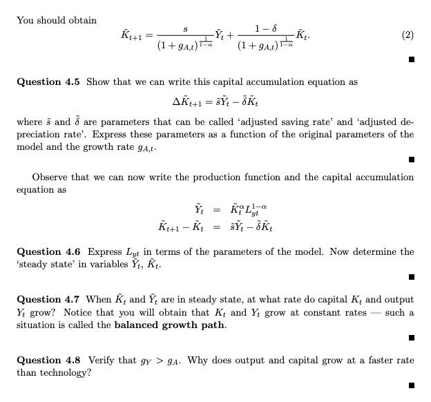 4 Solow and Romer models combined In this section, we | Chegg.com