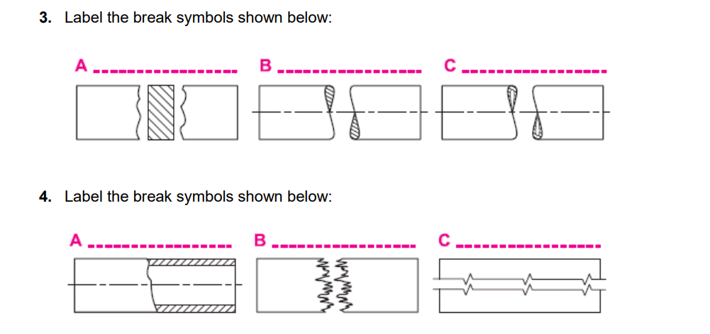 Solved 1. Label the section lining shown below В. с 2. Label | Chegg.com