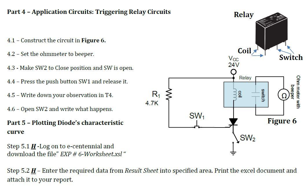 Part 1- SCR 1.1 - Find SCR (2N5064) and identify its | Chegg.com