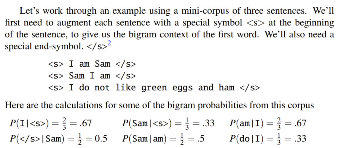 Let's work through an example using a mini-corpus of | Chegg.com