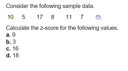Solved Consider the following two sample data sets. a. | Chegg.com